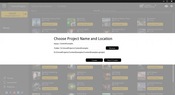 Change the Vault Cache path in UE4 and free up your drive